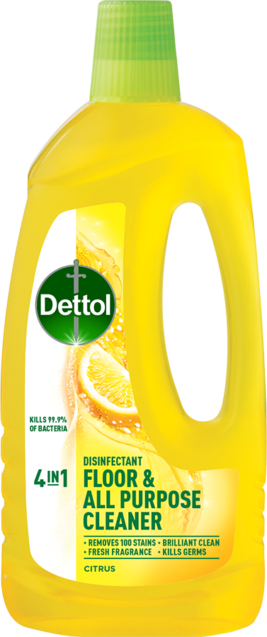 Dettol 4 in 1 Floor & All Purpose Cleaner 750 ml Citrus | Dettol
